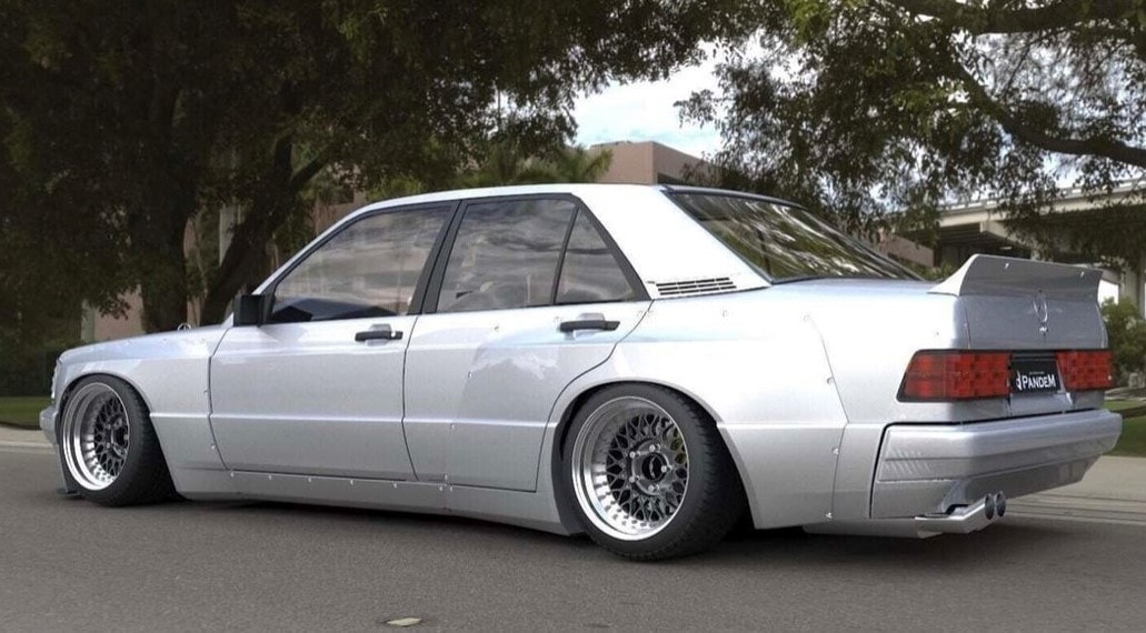 Mercedes Benz 190E || EVO Wide Body Kit Installed, 40% OFF